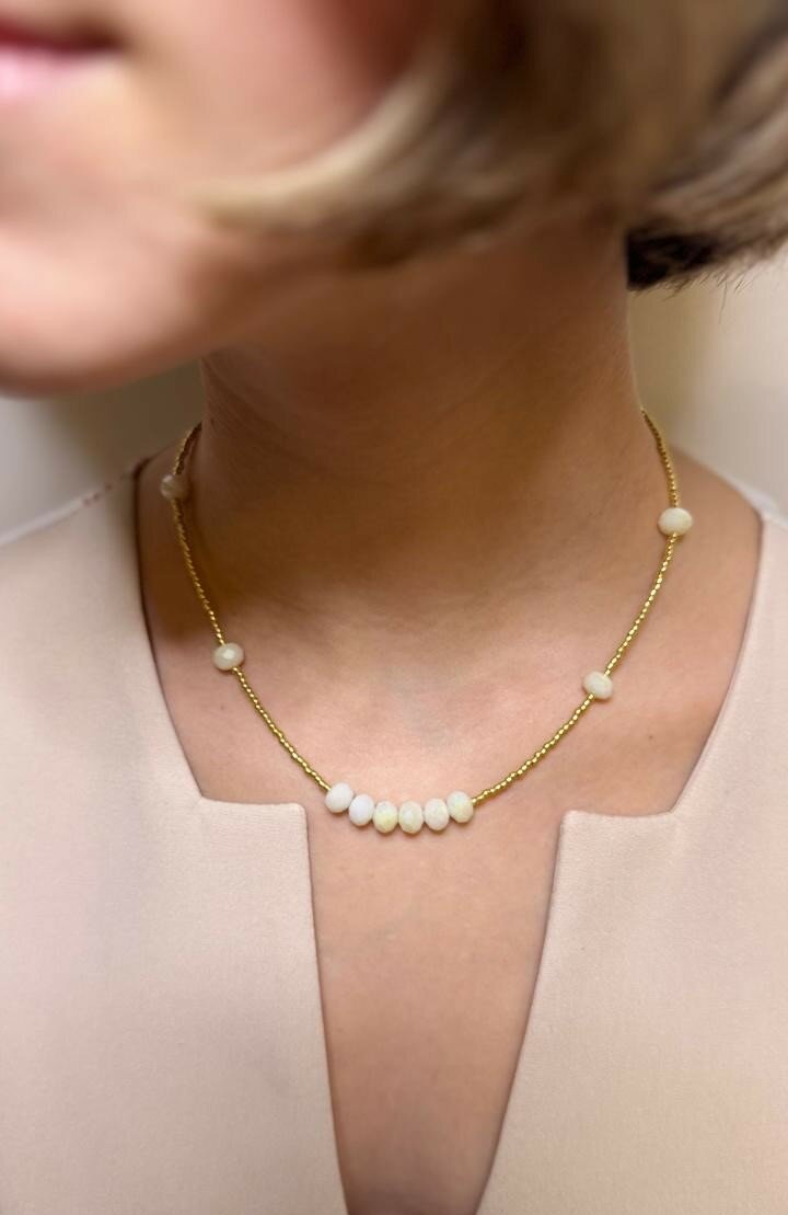 Колье, гематит