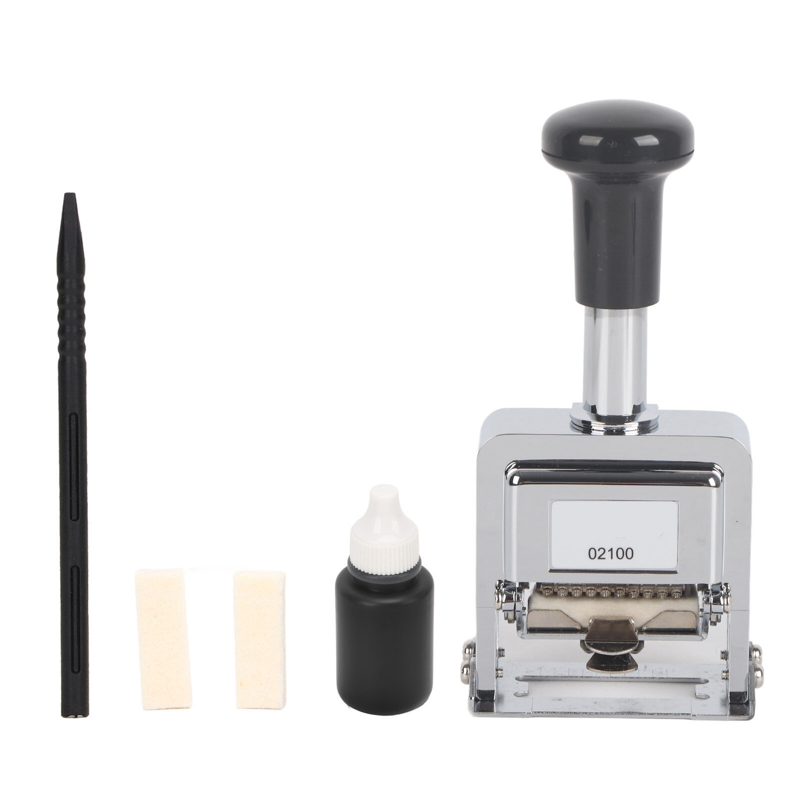 Номерной штамп с 10-значной конструкцией, самоклеящийся, автоматический, для банков, медзаписей