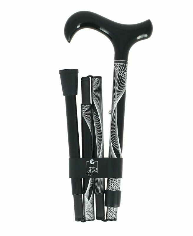 Трость прогулочная Серый Карбон