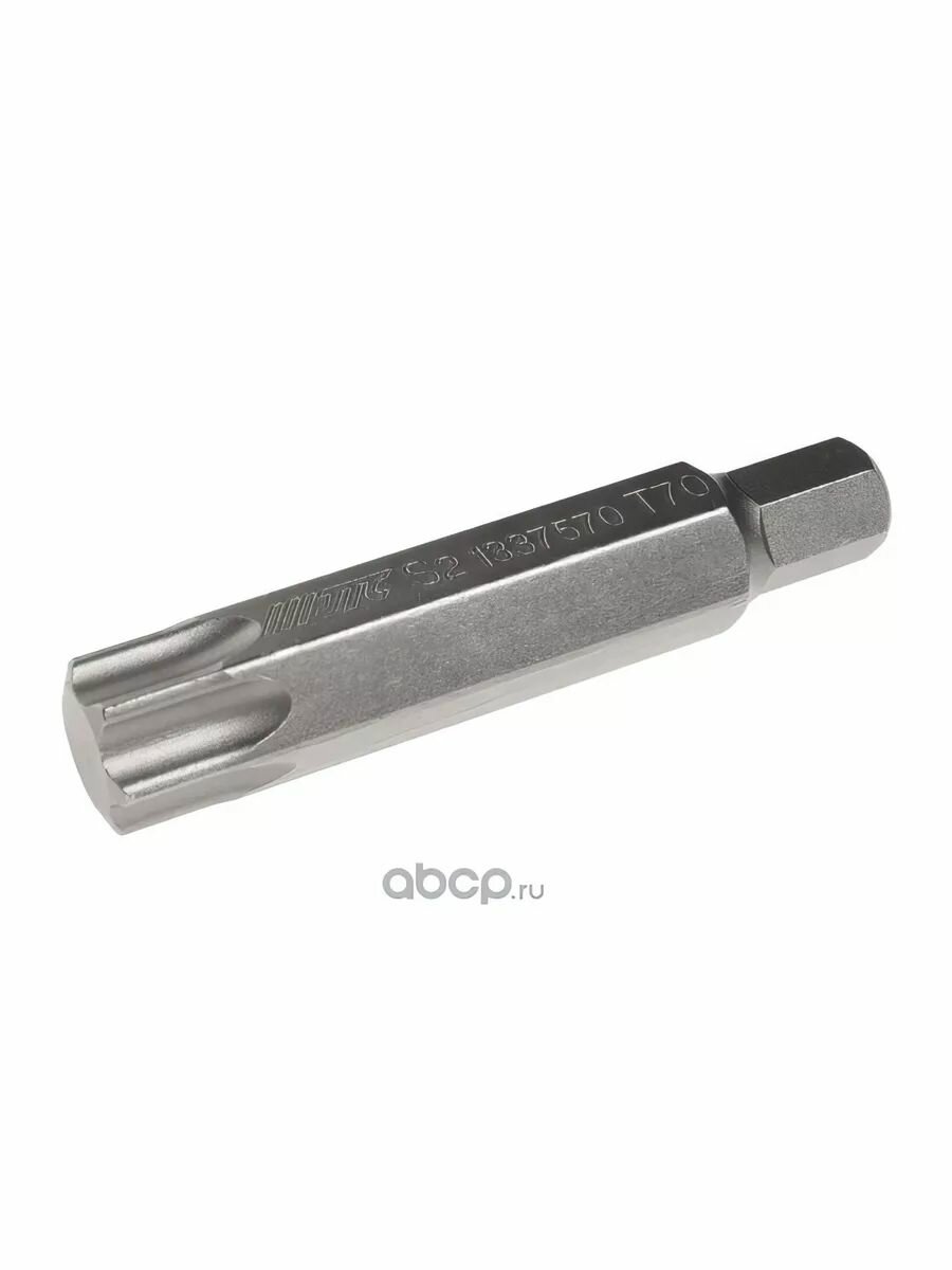 Бита TORX Т70 х 75 мм, шестигранник 10мм