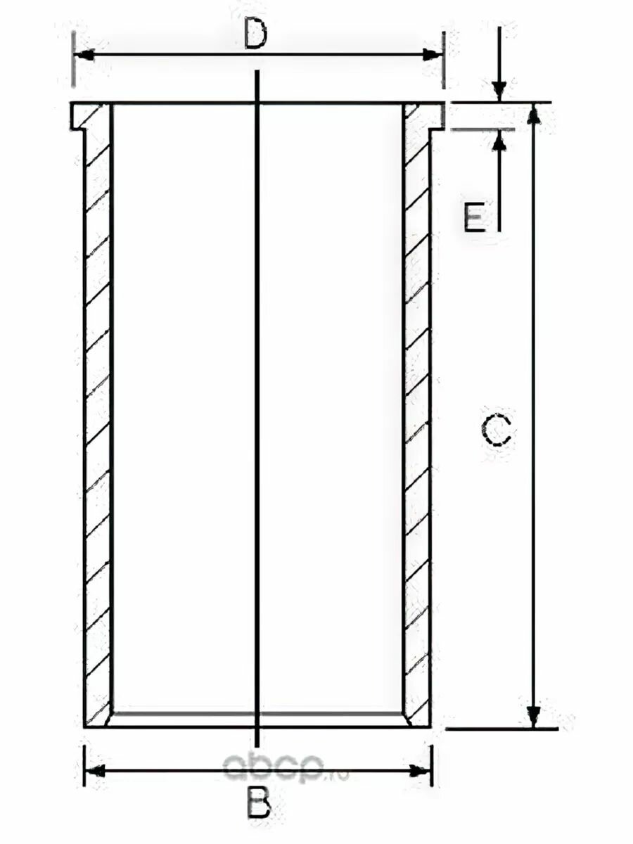 Гильза цилиндра dm.80