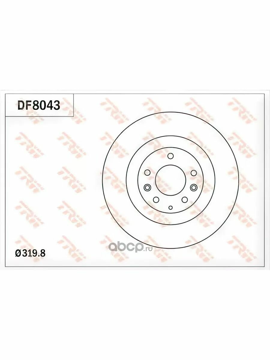 Тормозной диск MAZDA CX-7, CX-9 Комплект из 2 шт