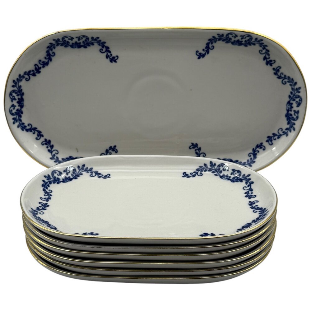 Набор для десерта (7 предметов), фарфор, 1997-2000 гг, Коростенский ФЗ (Коростень), Украина