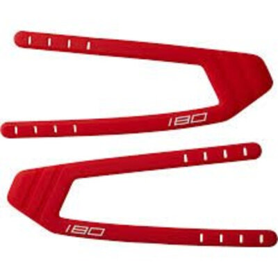 Стрепы силиконовые Fox 180 Boot Silicone Strap Right/Left (Red, OS, 2018 (21503-003-NS))