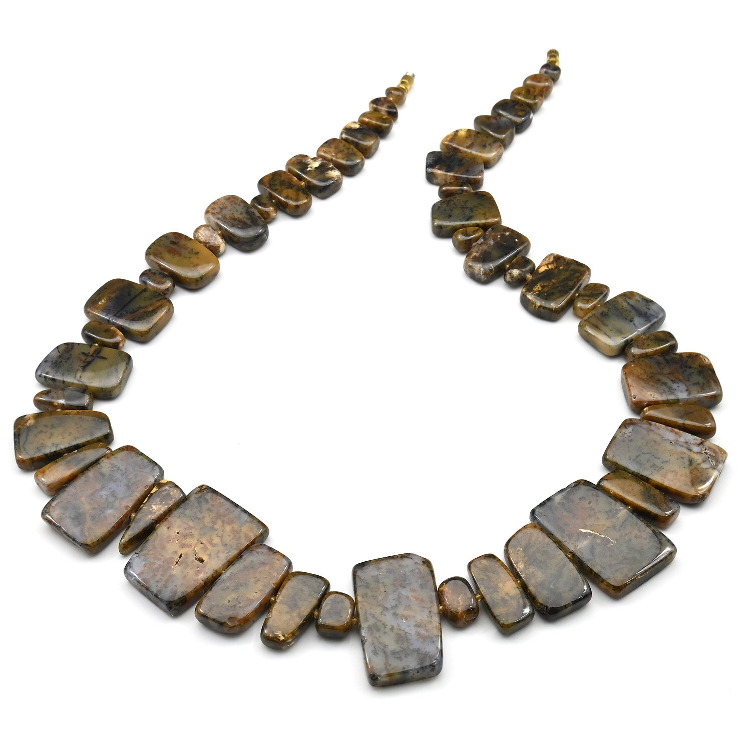 Колье, агат