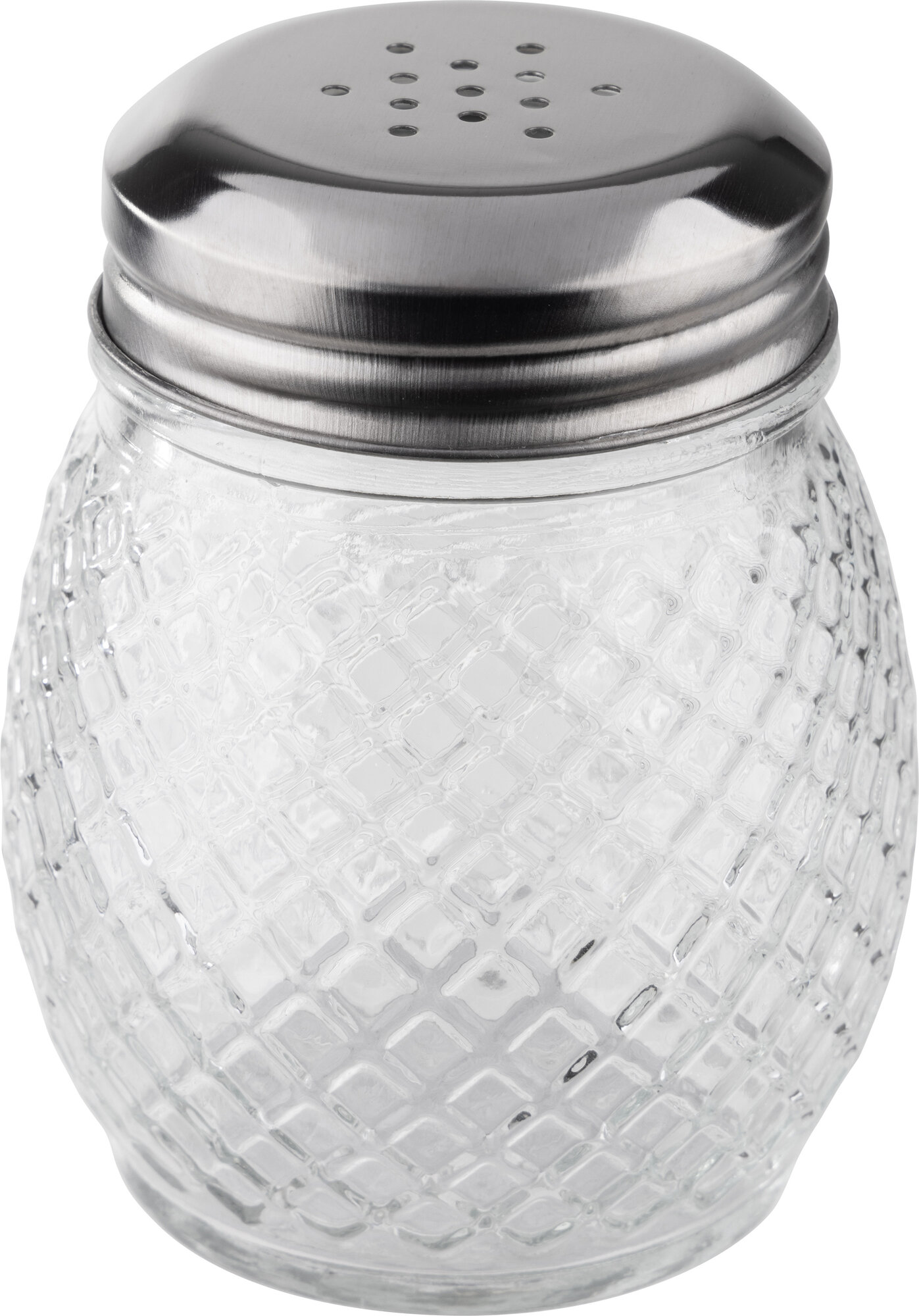 Солонка/перечница, SPEZIA, объём: 150 мл стеклянная со стальной крышкой