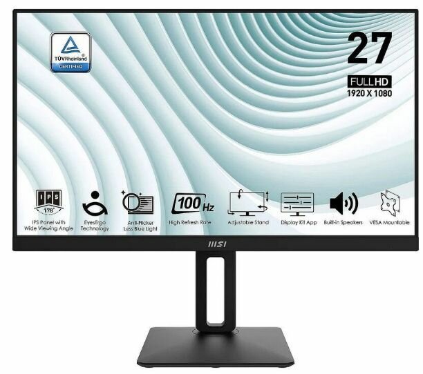 Монитор 27 MSI Pro MP271AP (9S6-3PA29T-086)