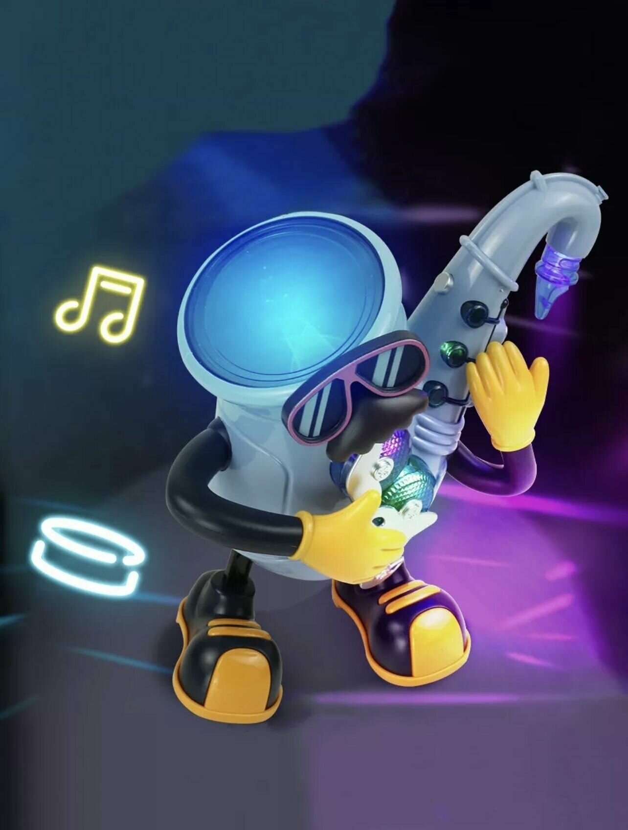 Интерактивная музыкальная игрушка танцующий саксофон