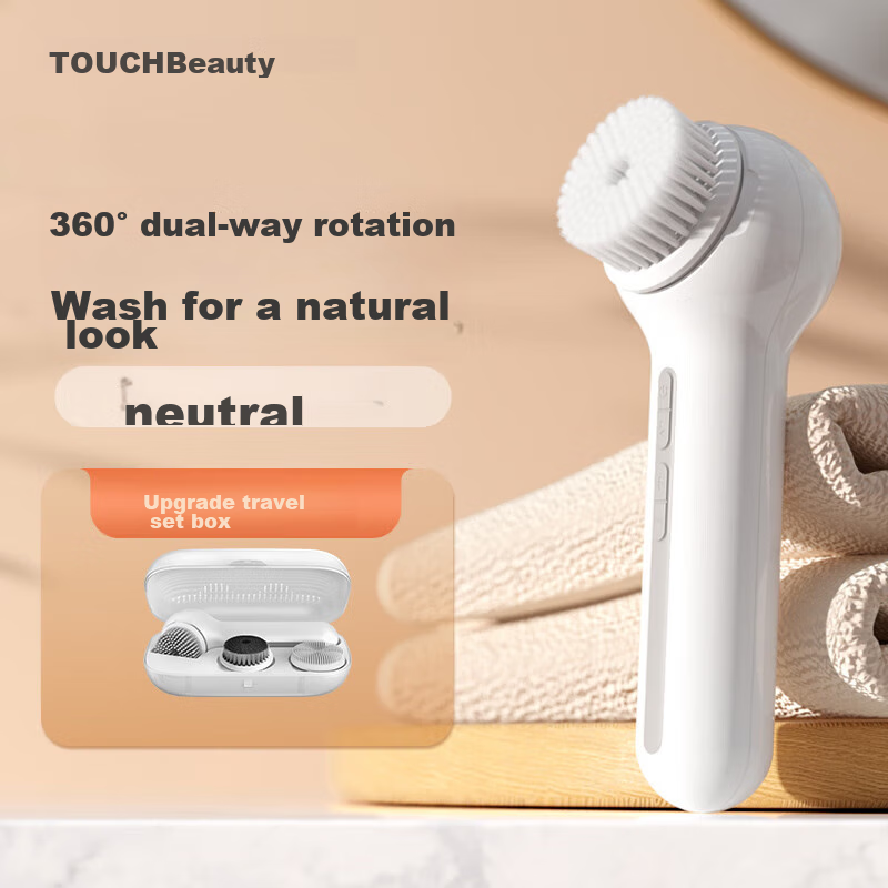 TOUCH Beauty Facial Cleansing Device, Face Washing Brush, Pore Cleansing Tool, Electric Facial Cleansing Instrument for Men And Women