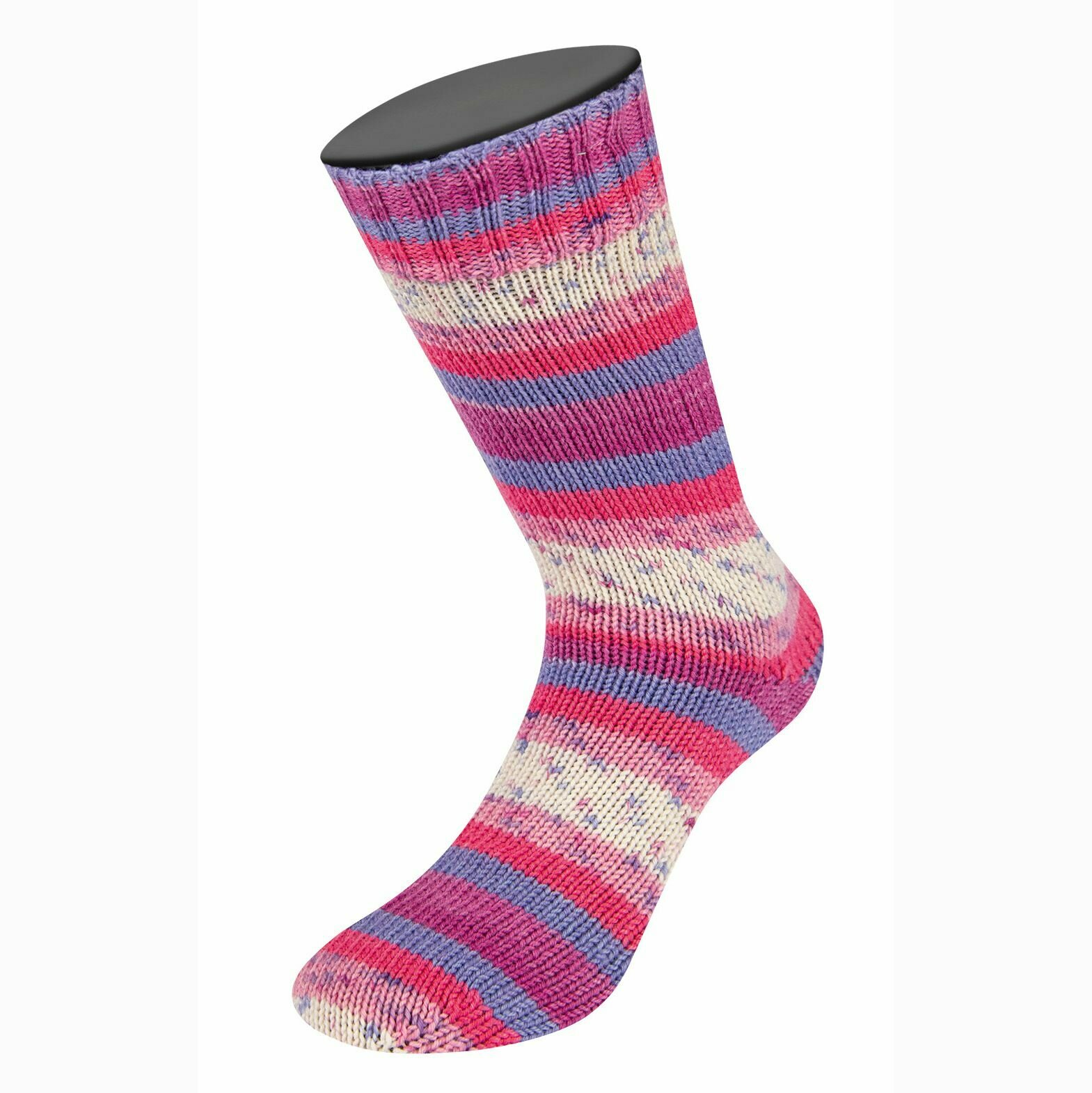 Носочная пряжа Lana Grossa Merino Extrafine Laura Meilenweit 100 (4552)