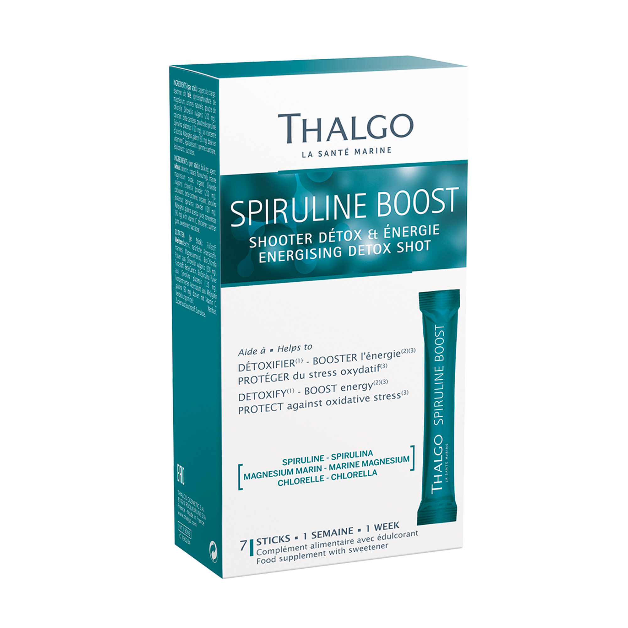 Биологически активная добавка Thalgo «Детокс со спирулиной и витамином С» для экспресс-восстановления 7 саше х 5 г