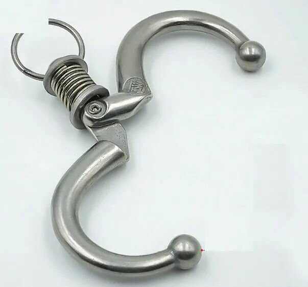 Носовое кольцо для КРС, для быков, для коров, ширина 1.27 см, длина 0.9 см