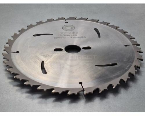 Пильный диск для продольного пиления по дереву, фанере с защитой от отдачи 255x30x3.2/2.2 Z 32 TCG PROCUT