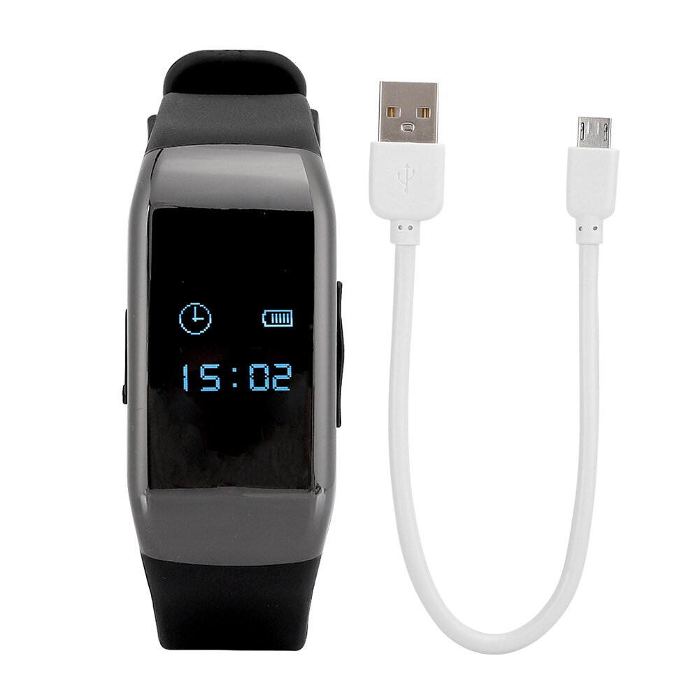 HD 1080P Камера Браслет Часы Цифровой Аудио Диктофон Браслет Шумоподавление Рекордер Wristband8GB