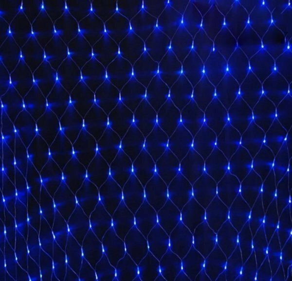 Гирлянда светодиодная Сетка синяя