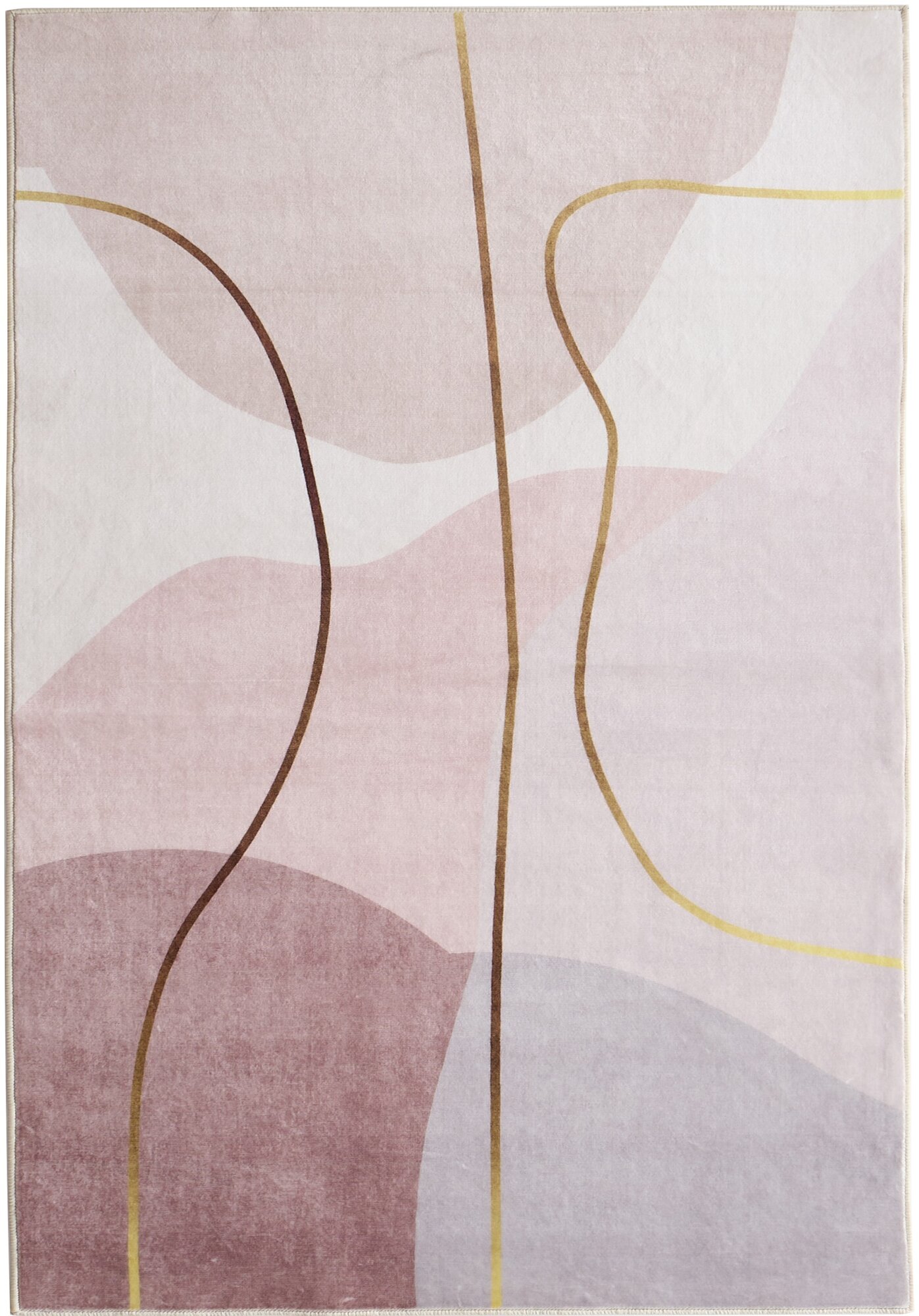 Ковер принтованный высокоплотный "Silk F21 120 x 170 см", разноцветный