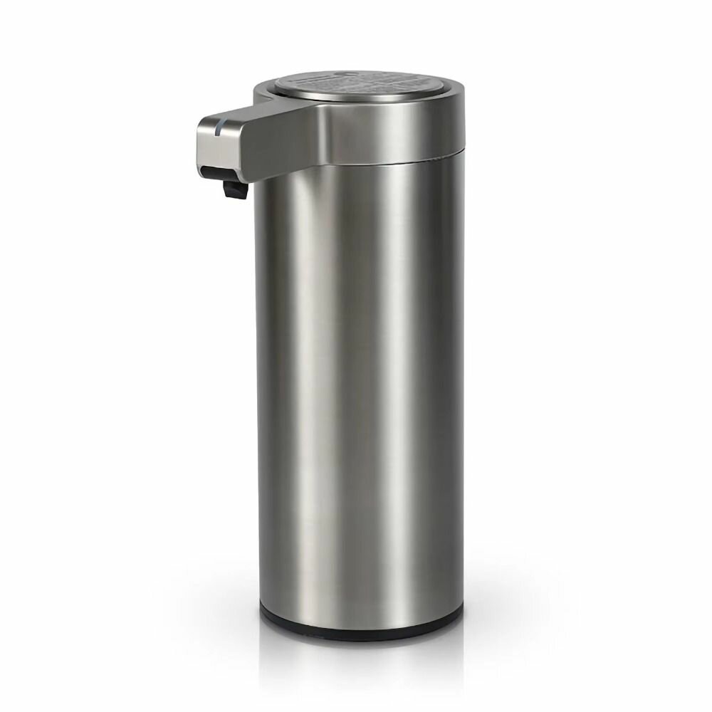 Автоматический дозатор для жидкого мыла Jar, нержавеющая сталь, индукционная стирка, зарядка Type-C, 7,2 см x 18,7 см