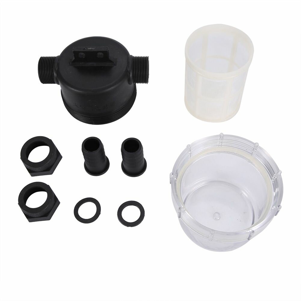 Фильтр для орошения с высокой пропускной способностью, 10 микрон, легкая очистка, система фильтрации воды для газона и сада, прочная конструкция, длительный срок службы