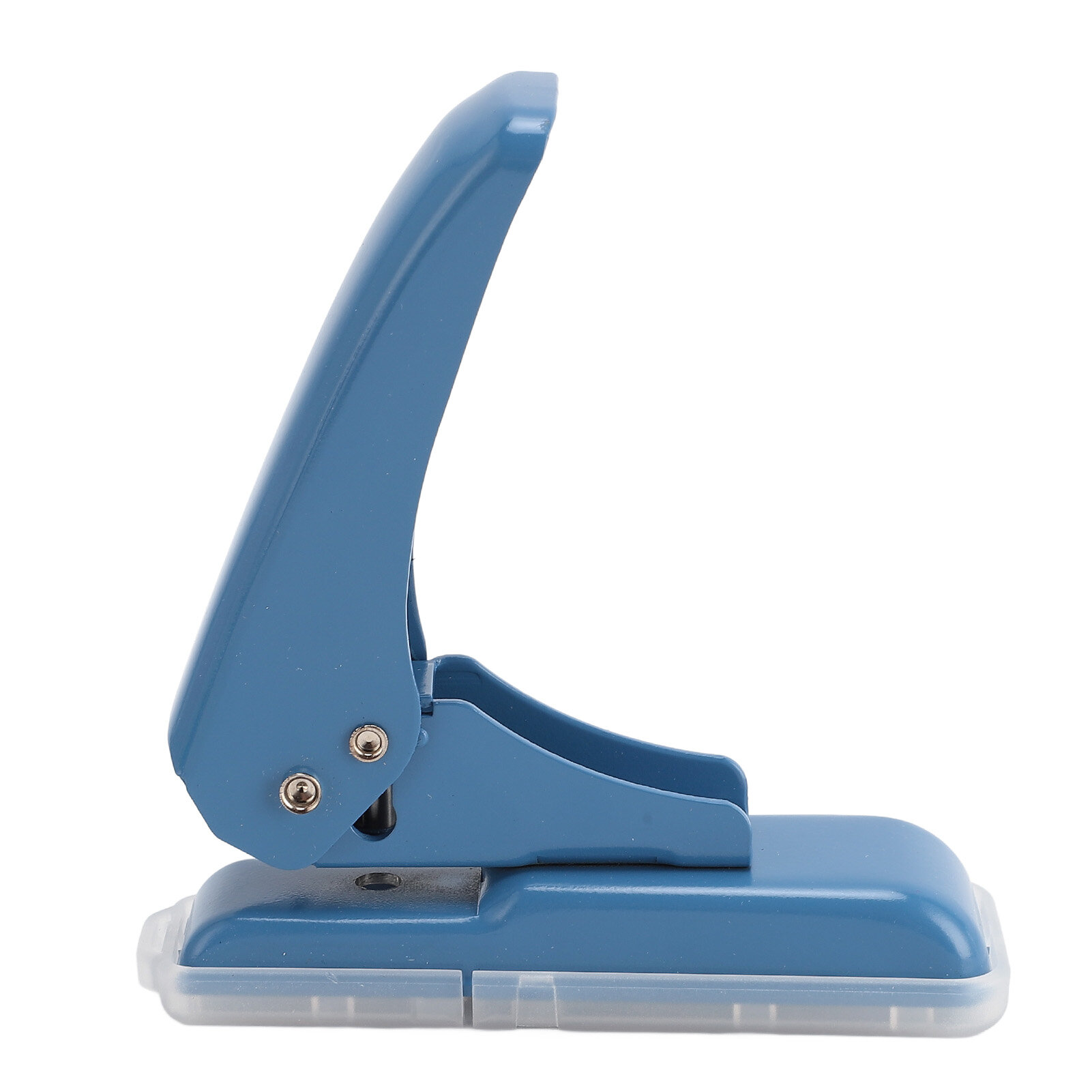 Перфоратор с одним отверстием 5.5 мм, для бумаги, карточек, кожи, пластика, на 40 листов, синий