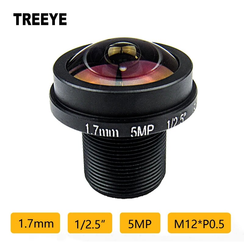Объектив «рыбий глаз» TREEYE M12-1.7MM-5MP 1,7 мм