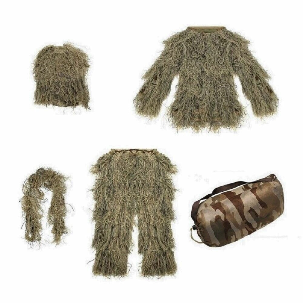 Маскировочный костюм Леший для охоты и засидки 3D камуфляж из полиэстера, легкий и влагостойкий