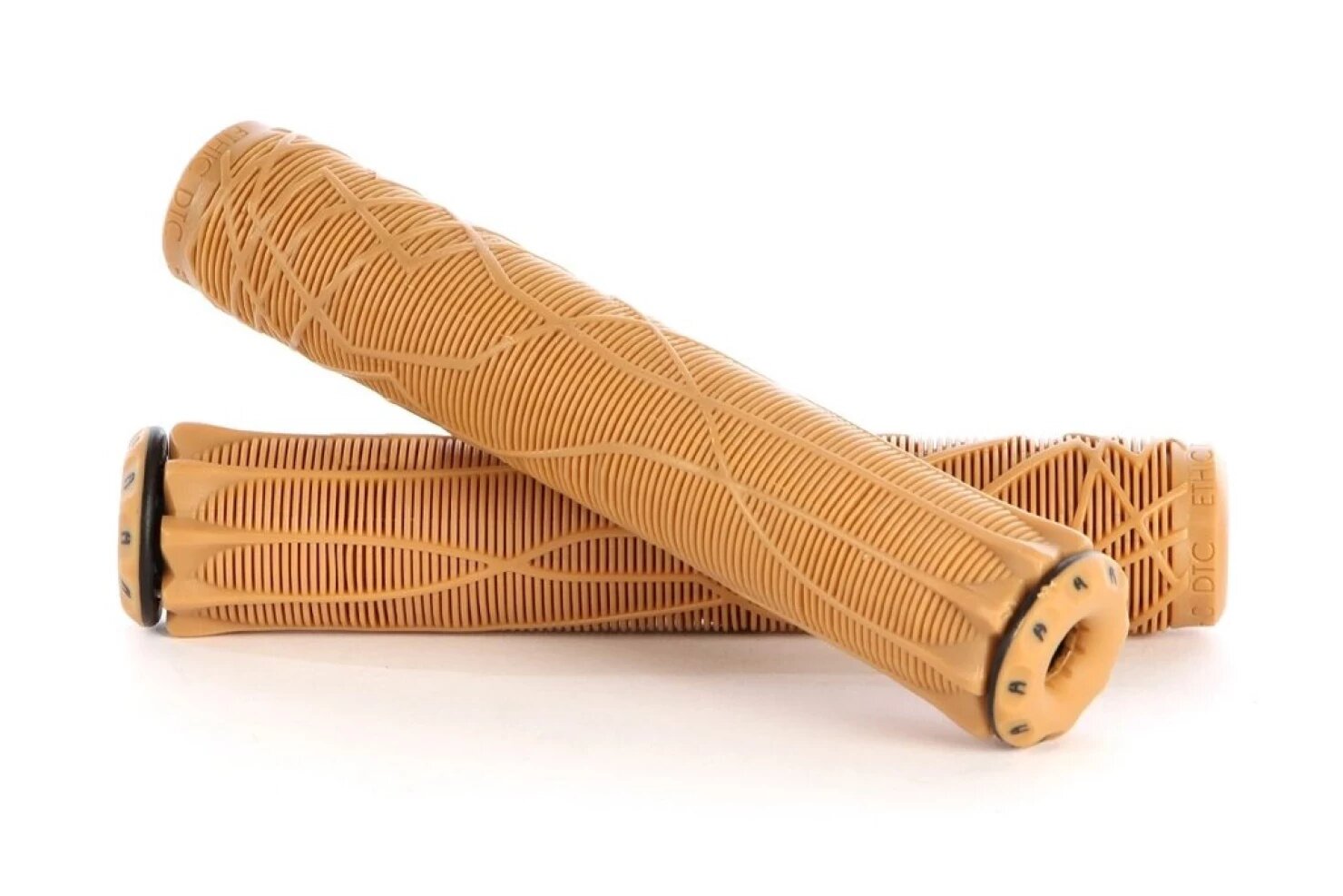 Грипсы для трюкового самоката Ethic "Rubber Grips", с барендами - Raw