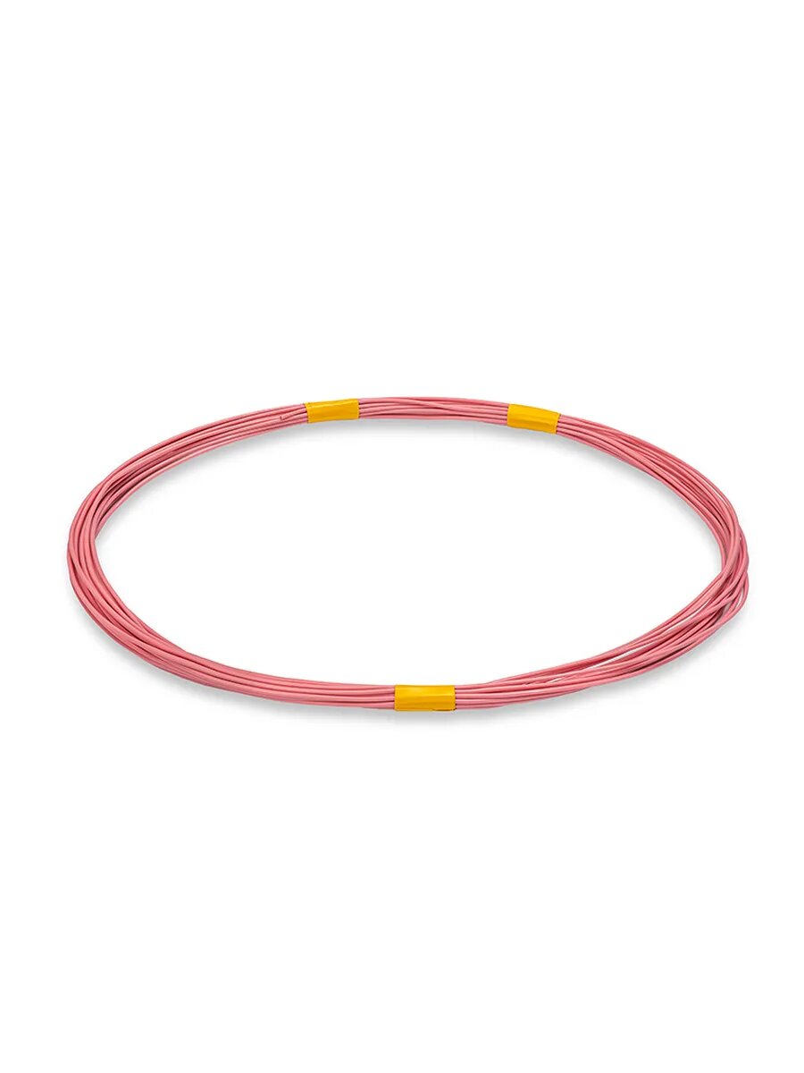 Провод пвам 1,0 кв. мм цвет розовый, длина 5м. Новое