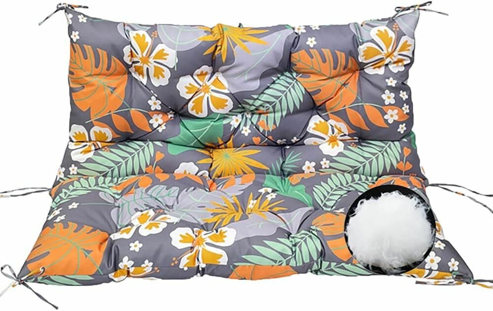 Подушка для садовой мебели 150см*100см*10см, матрас для лавочки, скамейки, качелей, поддонов, паллет