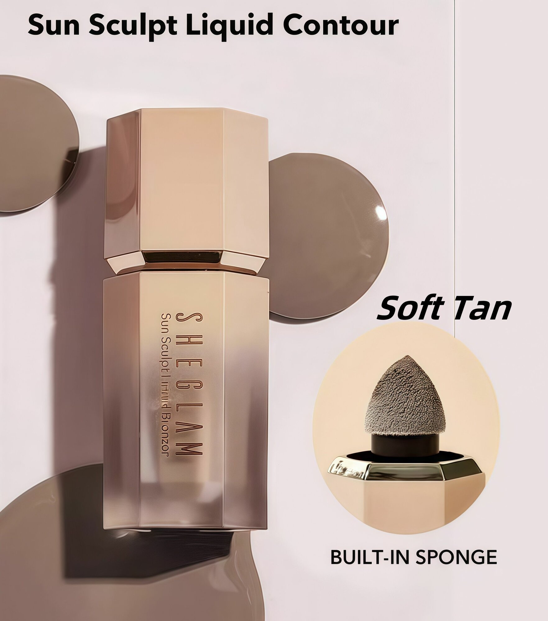 Кремовый скульптор Sheglam Sun Sculpt Liquid Contour оттенок Soft Tan