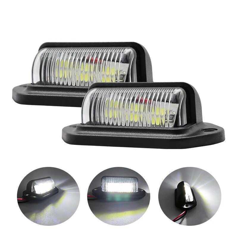 2 шт. LED подсветка номерного знака автомобиля
