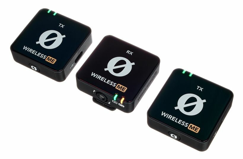 Rode wireless me dual беспроводная микрофонная система с двумя передатчиками и одним приёмником, для работы с камерами и мобильными устройствами