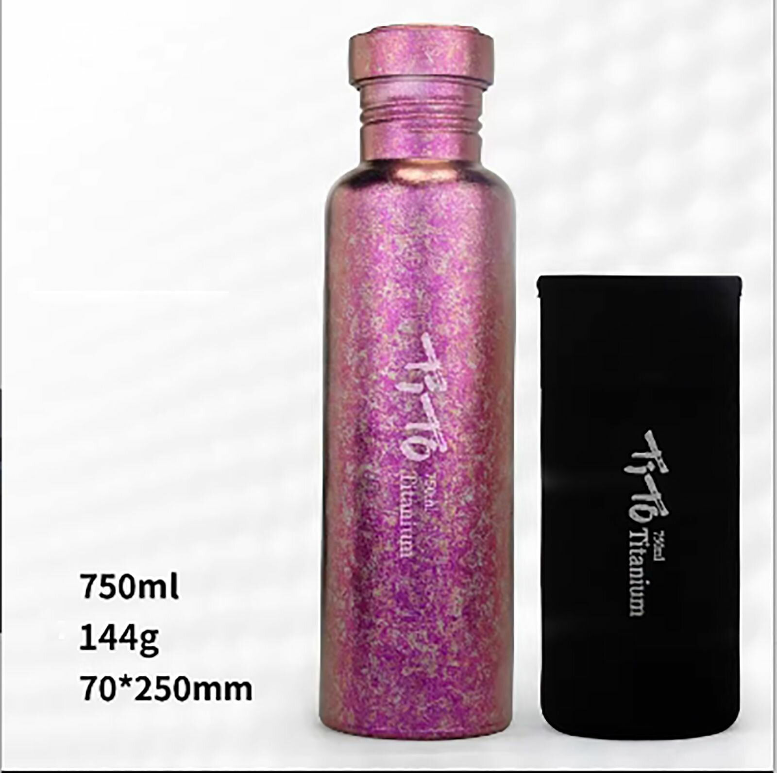 Титановый спортивный кружка, лёгкая, портативная, для активного отдыха, 750ml