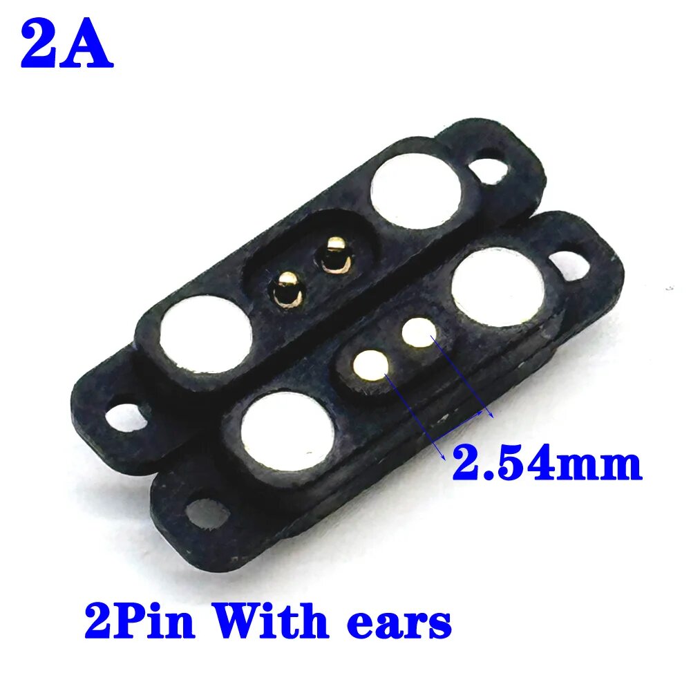 Магнитный разъем Pogo Pin LAJQTAO 7Pin 36В 2P WithEars 2.54mm2A