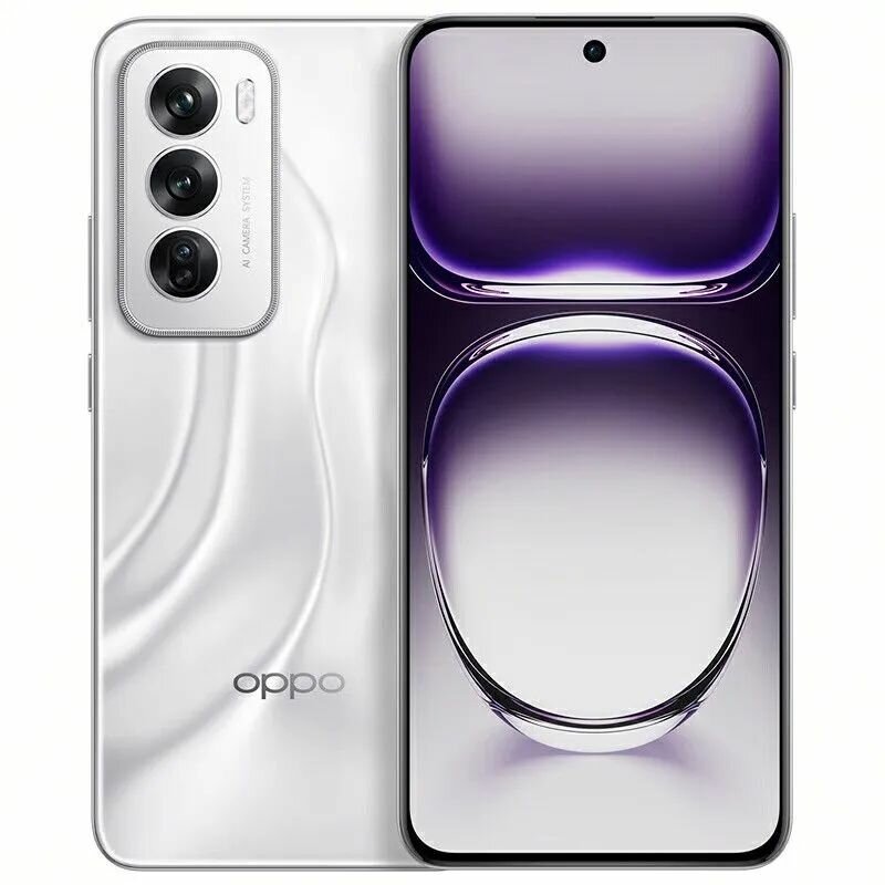CN Смартфон OPPO Reno12, Dimensity 8250 Starspeed Edition, Ёмкость батареи 5000mAh,6.70 дюйма,16/256 ГБ, серебристый