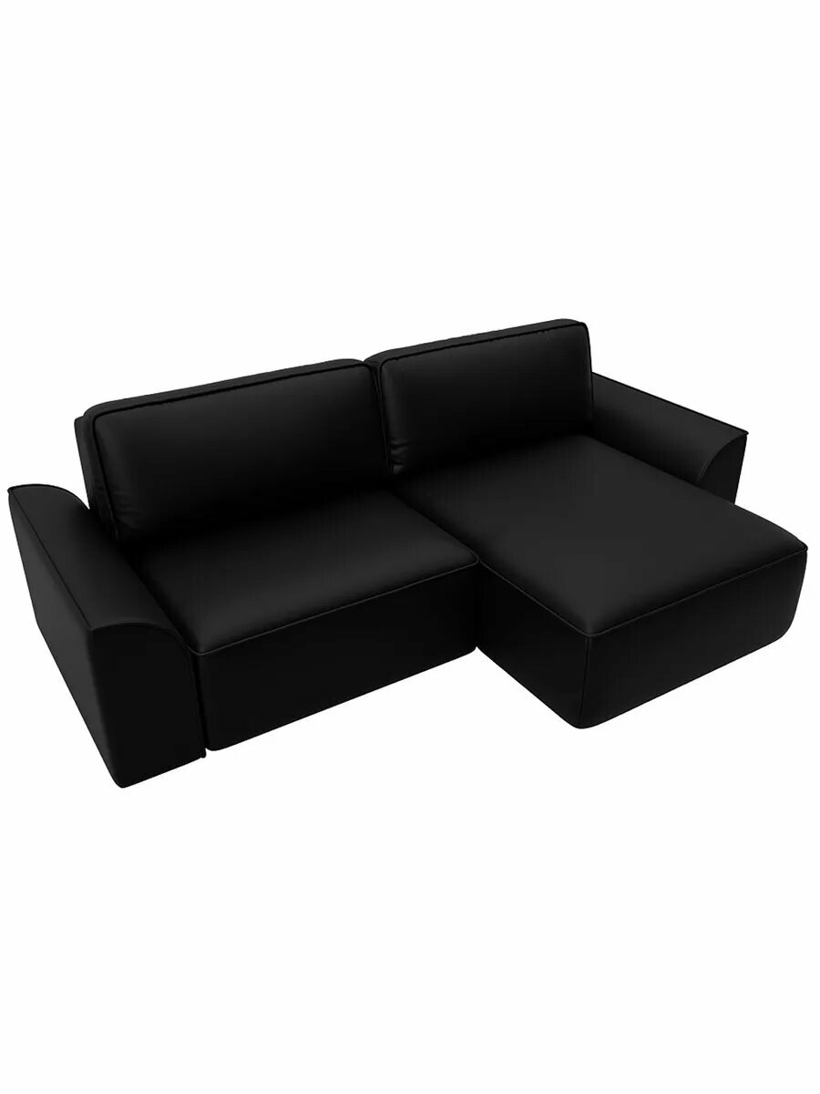 Угловой диван Стамбул с универсальным углом, 243x91x161 см, пружинный матрас, ящик для белья, экокожа