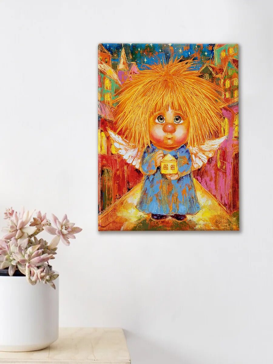 Картина с ангелом