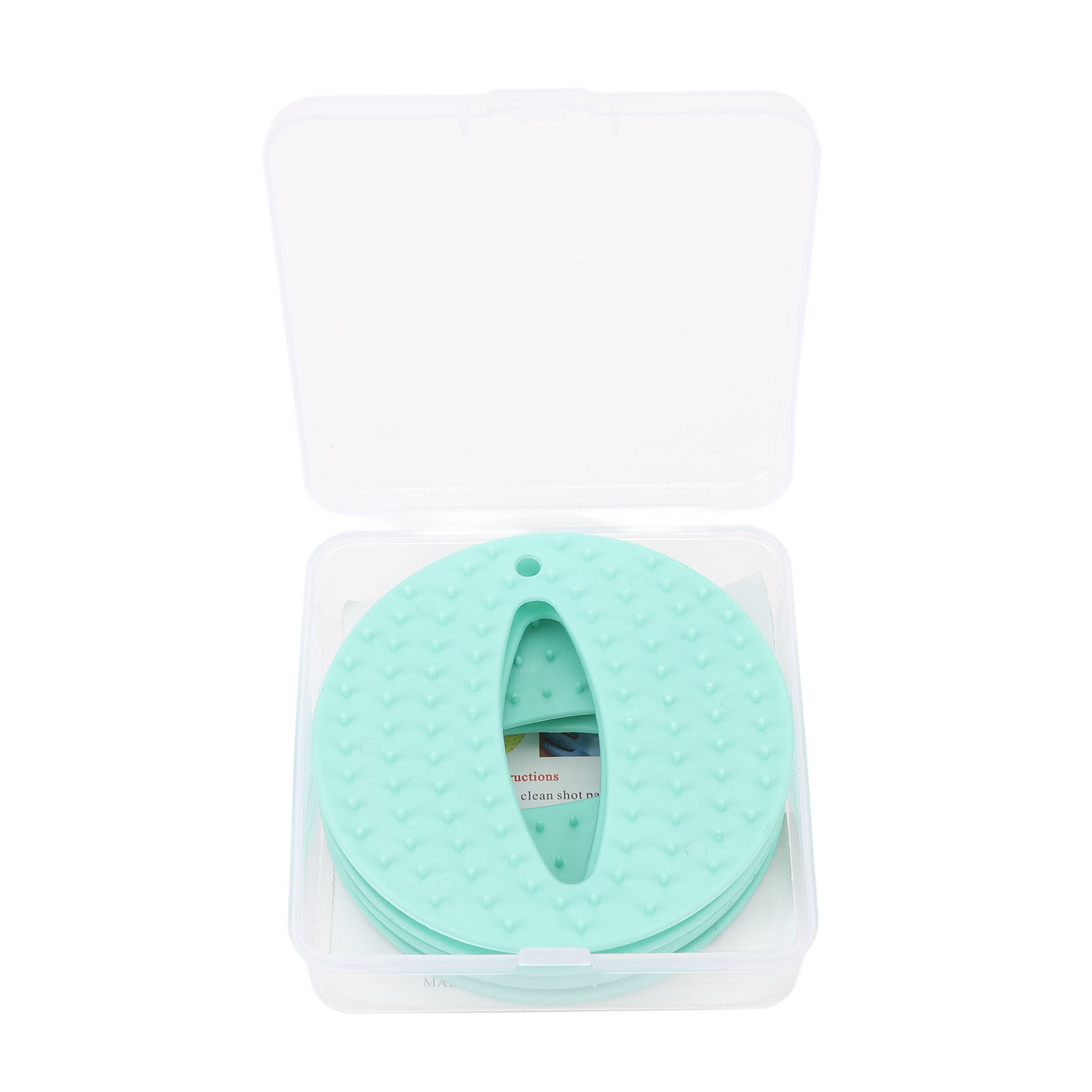 4 шт. Многоразовые вспомогательные подушечки для инъекций, блокирующие боль при уколе, облегчающие дискомфорт, для снятия страха перед иммунизацией, для детей и взрослых, светло-зеленые.