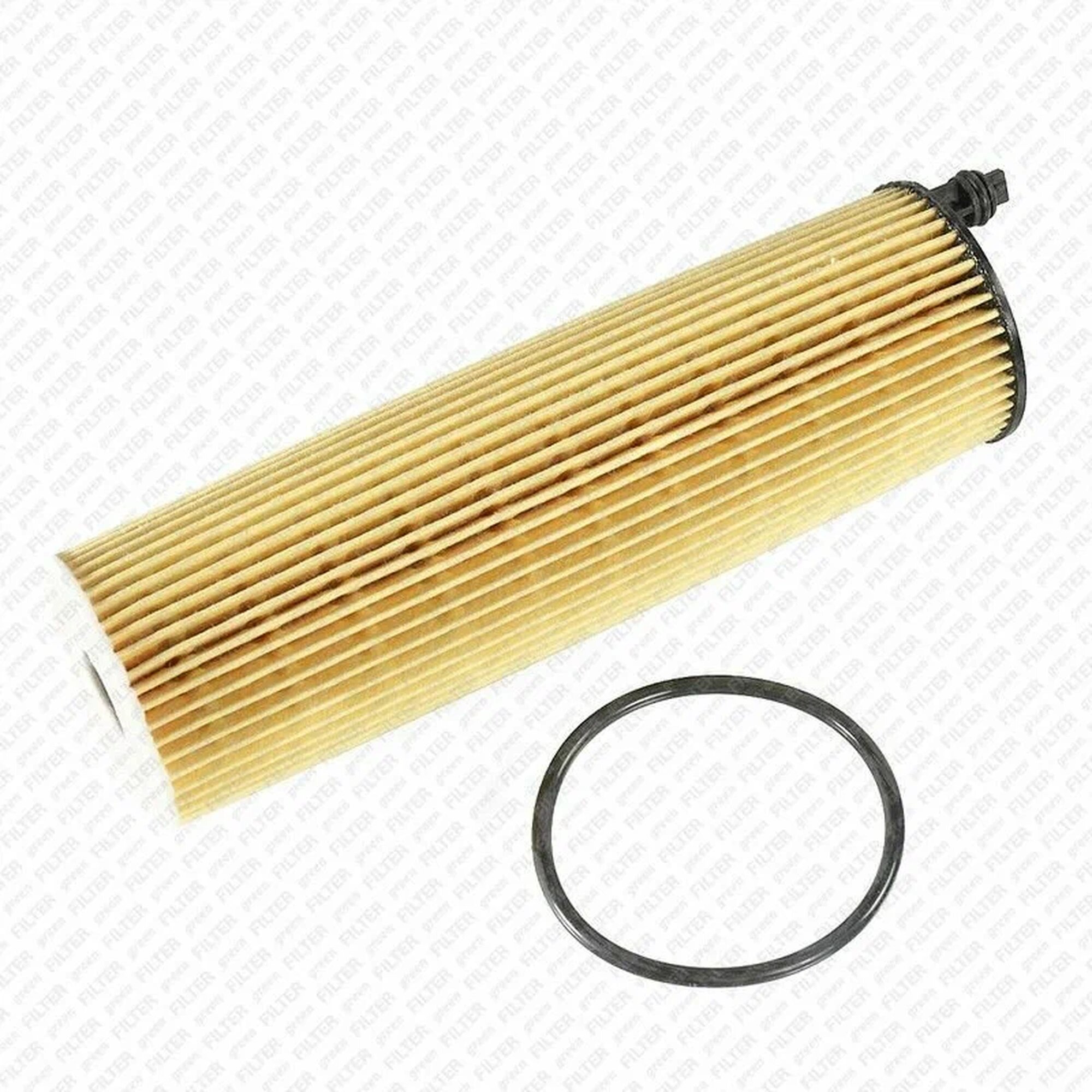 Фильтр масляный (картридж) GREEN FILTER OK0208 для MERCEDES-BENZ Sprinter, Vito, Marco