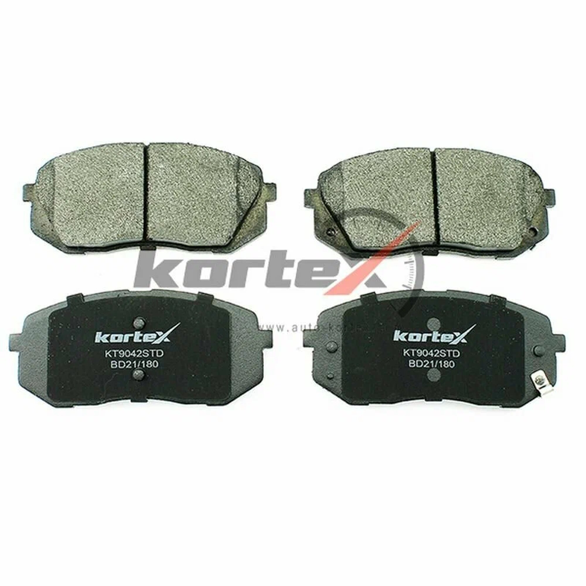 Тормозные колодки дисковые передние KORTEX KT9042STD для а/м Hyundai Sonata, ix20, KIA Soul