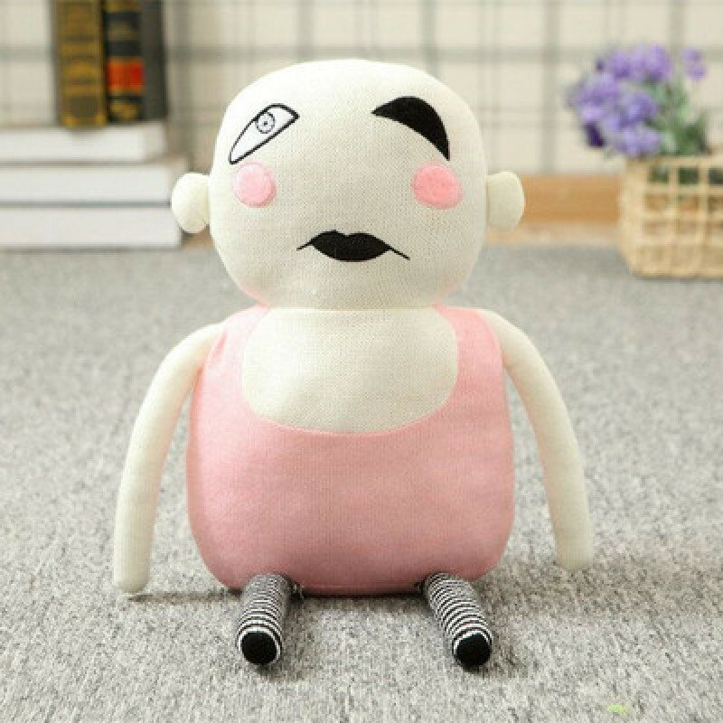 Lucky boy sunday plush rabbit with short hair material for kids room and gift ideas