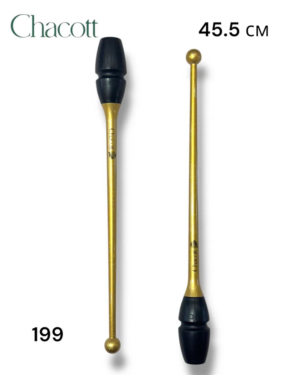 Булавы Chacott Hi-Grip, 45.5 см, золотые (199)