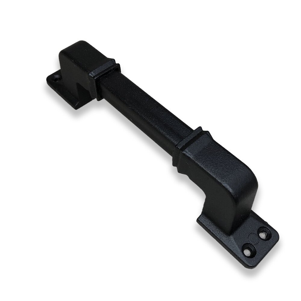 Ручка дверная PRM РЛ-115/2, литая, металлическая, черная, 19 см, 1 шт