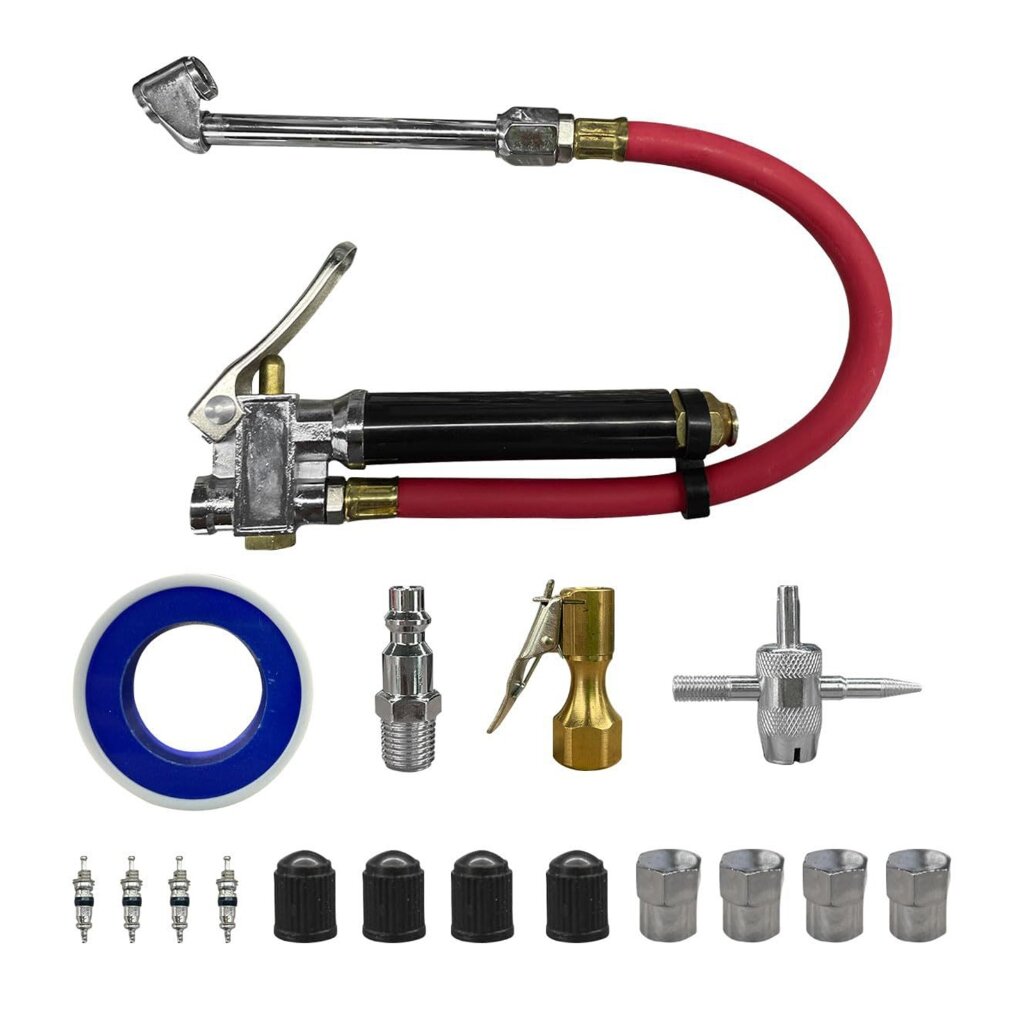 Манометр накачки шин с гаечным ключом Гибкий манометр для пневматических шин 120PSI для автомобиля