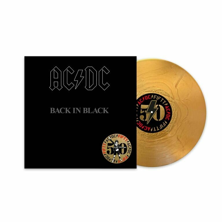 Виниловая пластинка AC/DC - Back In Black LP Gold 50th Anniversary