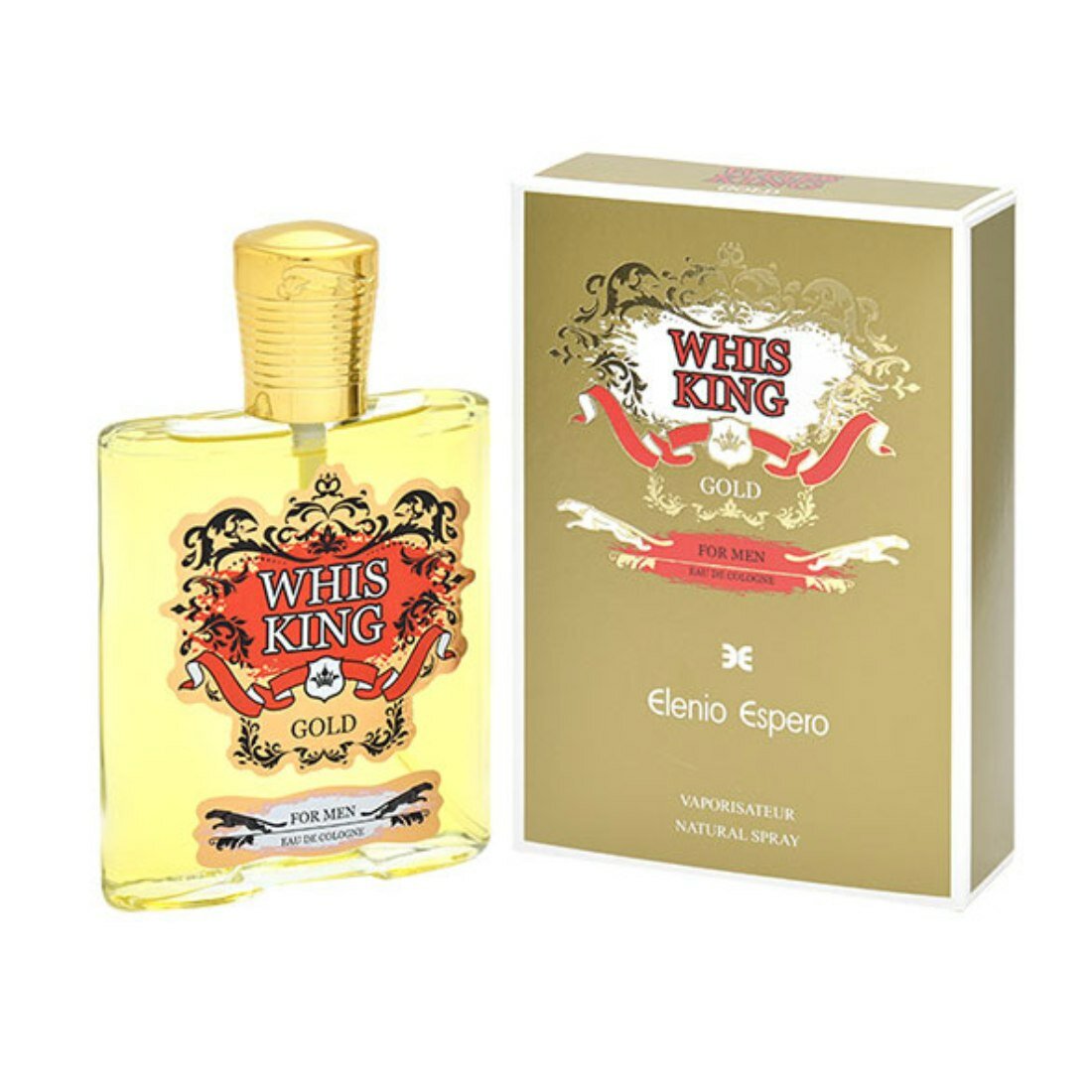 Одеколон мужской Elenio Espero Whis King Gold 85мл