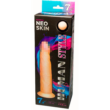 Биоклон Human Style 7,5", телесный Фаллоимитатор реалистичный на присоске