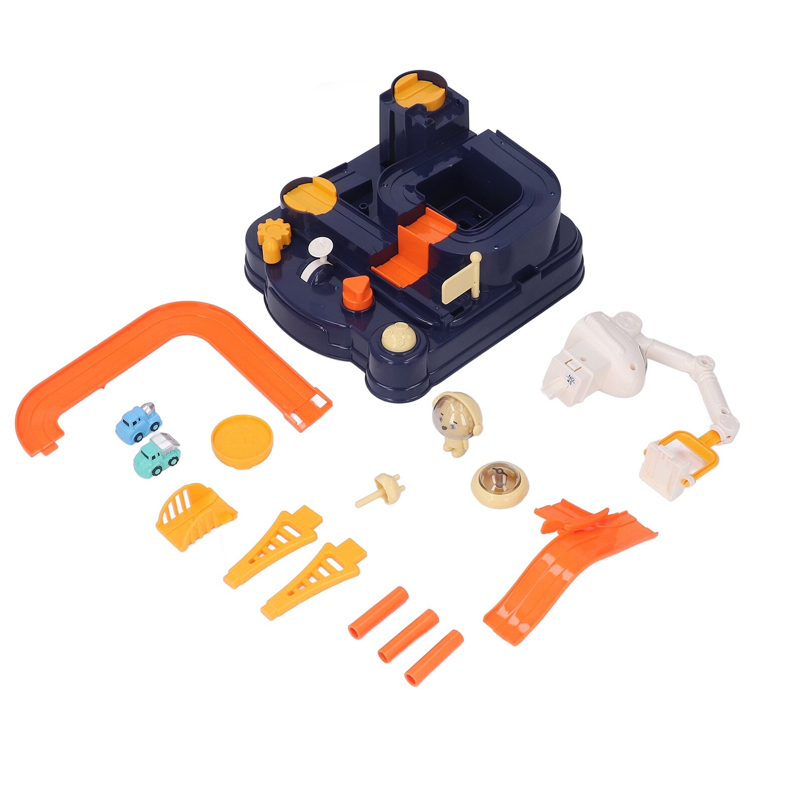 Игрушка-карты для детей: Интерактивный конструктор с машинкой для приключений в космосе и головоломкой