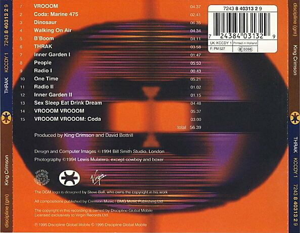 Диск King Crimson: Thrak (1 CD) — фото 1