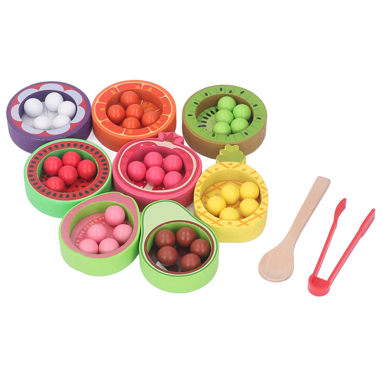 Развивающая игрушка в виде фруктов для классификации цветов и сенсорного обучения для детей