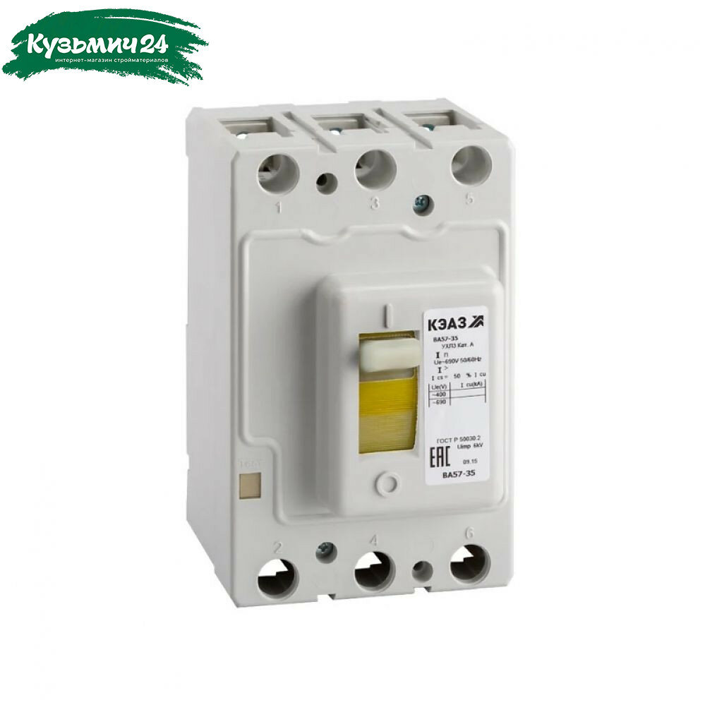 Автоматический выключатель КЭАЗ ВА57-35-340010 125А 108576